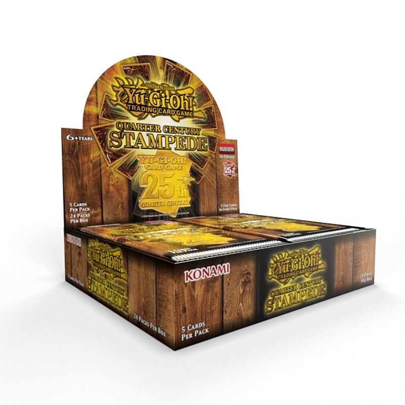 Yu-Gi-Oh! Quarter Century Stampede Booster CARDS LIVE OPENING ...