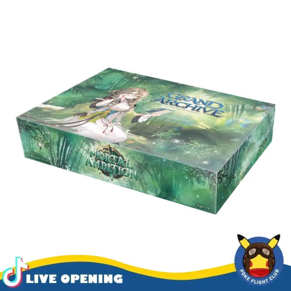 Grand Archive Mortal Ambition (AMB1E) 1st Edition Booster Box CARDS LI ...
