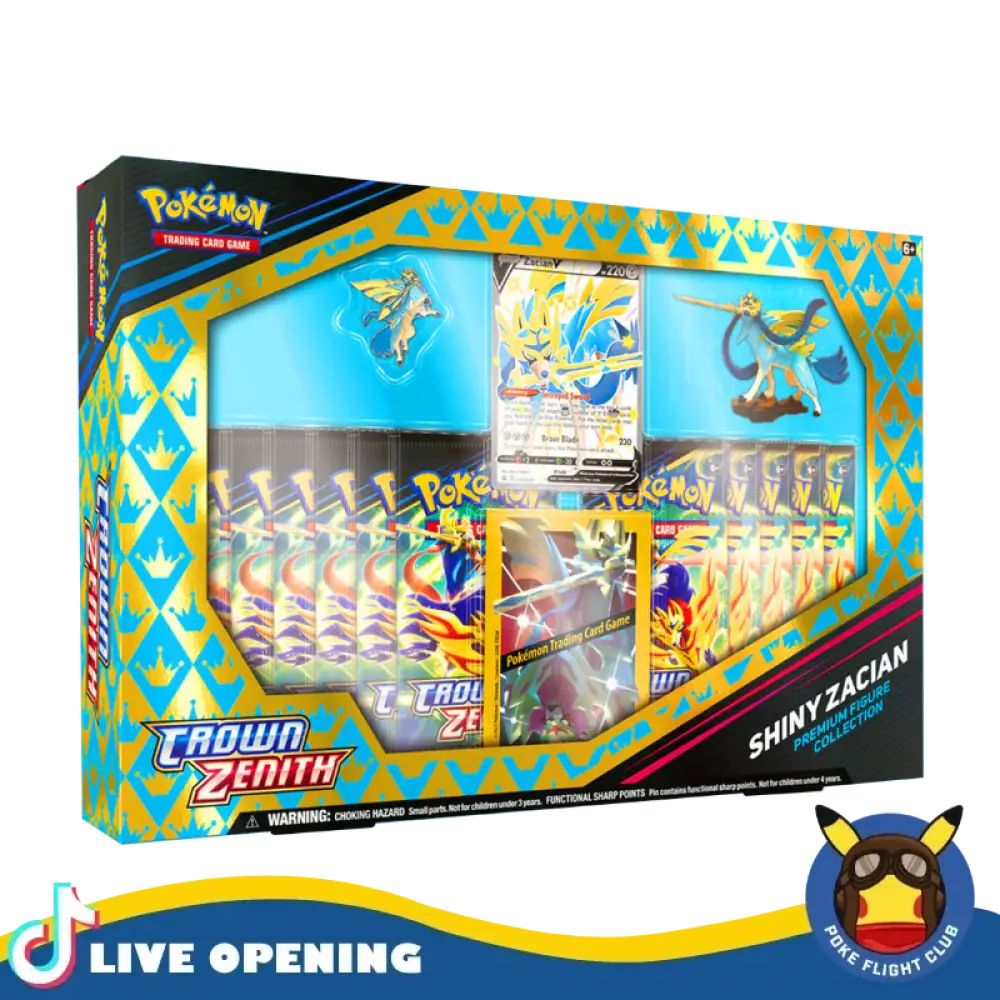 Pokemon EN Crown Zenith Premium Figure Collection Box CARDS LIVE OPENI ...