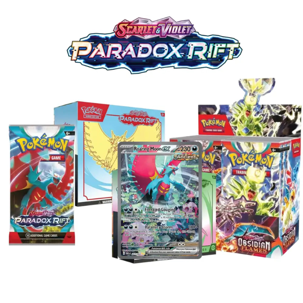 Pokemon English SV04 Paradox Rift CARDS LIVE OPENING @PokeFlightClub