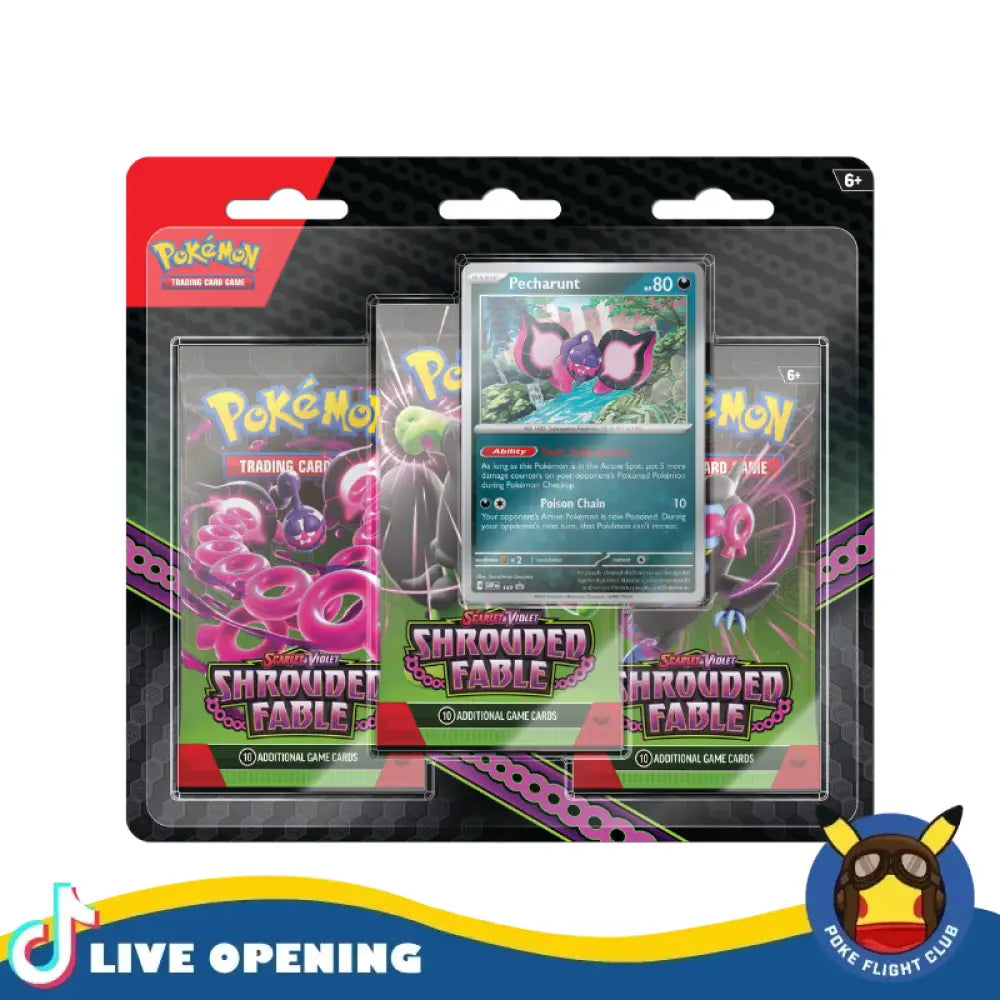 Pokemon English SV6.5 Shrouded Fable Booster and Collection Box CARDS ...