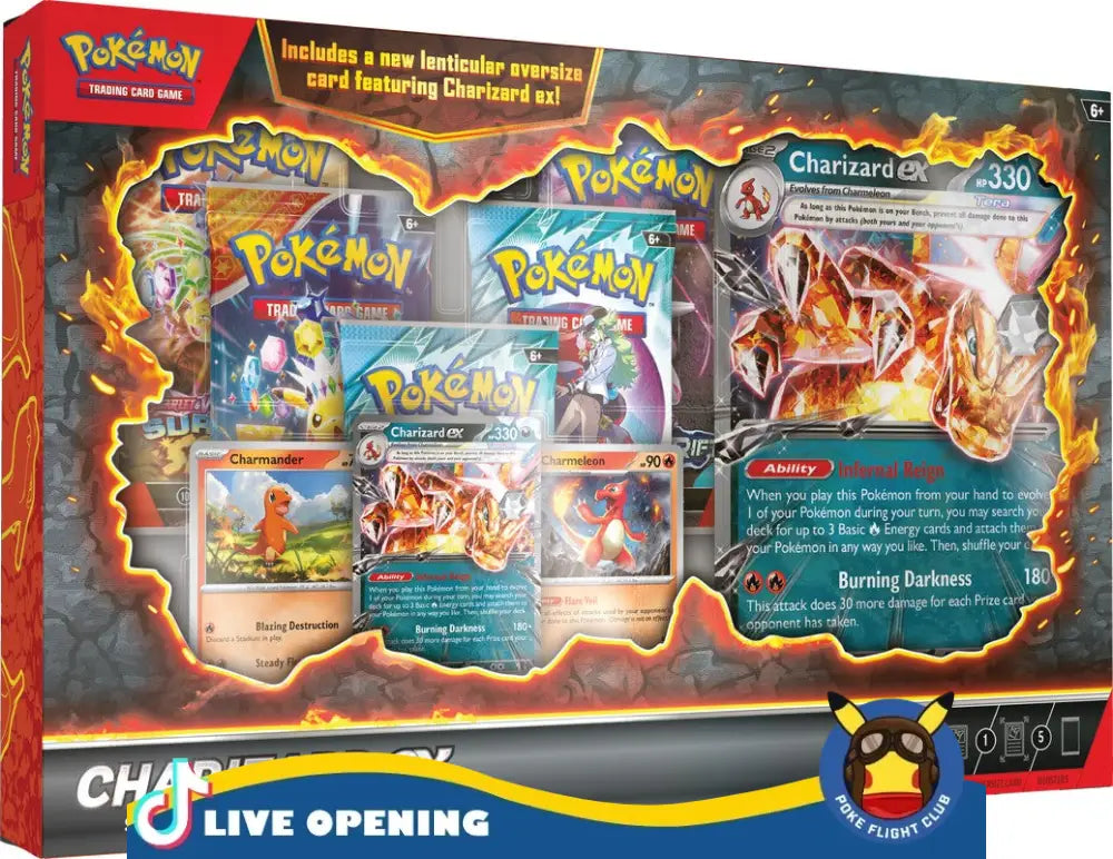 Pokemon English Charizard ex Special Collection CARDS LIVE OPENING ...
