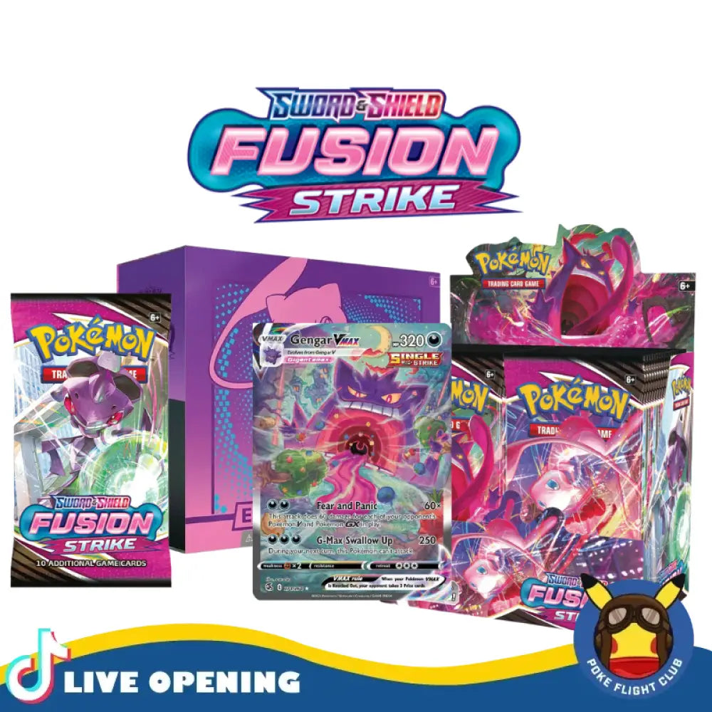 Pokemon Fusion Strike CARDS LIVE OPENING @PokeFlightClub